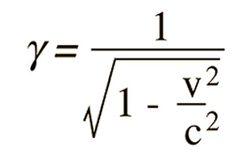 in the lorentz gamma factor equation why are v and c squared r