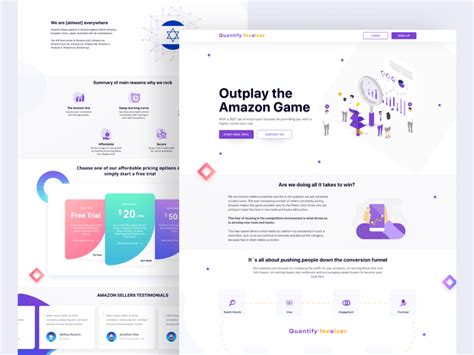 Landing Page Design Free XD Resource Adobe XD Elements
