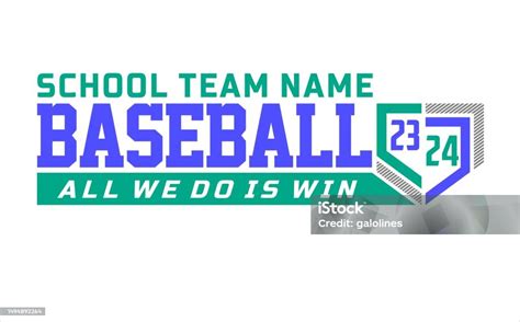 흰색 배경에 격리된 야구팀 디자인 학교 정신 셔츠 스포츠 팬 엠블럼 T 셔츠에 대한 스톡 벡터 아트 및 기타 이미지 T 셔츠 경기 스포츠 경기장 Istock