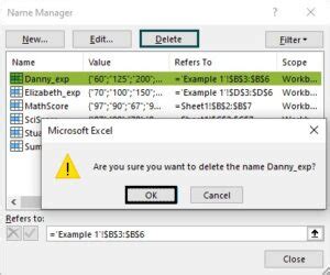Name Manager In Excel Explanation How To Use Examples
