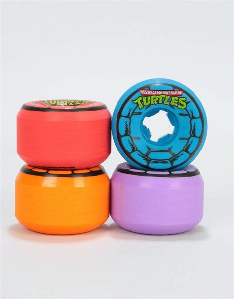 Santa Cruz X Tmnt Slime Ball Vomit Mini 97a Skateboard Wheel 54mm