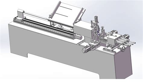 CNC 4 Axis Automatic Feeding Back Knife Wood Lathe For Wood Beads Making Chess Toys Craft Gourd