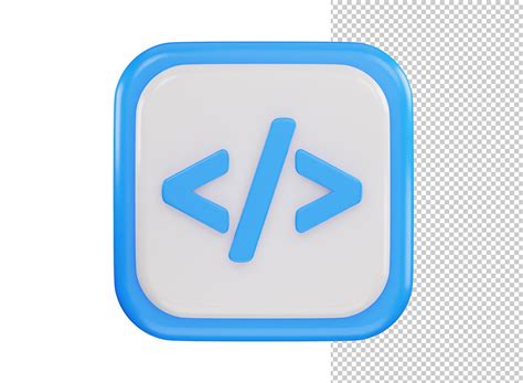 Code Programing Icon 3d Rendering Graphic By Crop3dbusiness · Creative Fabrica