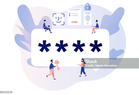 Ilustración De Autenticación Duo Gran Mensaje De Código De Verificación Para Inicio De Sesión