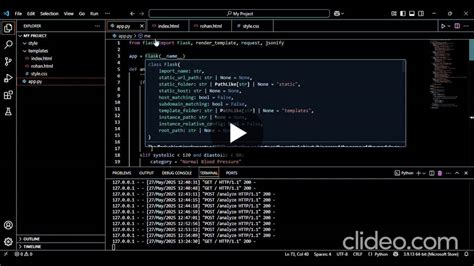 Python Flask Healthtech Rohan Wasim