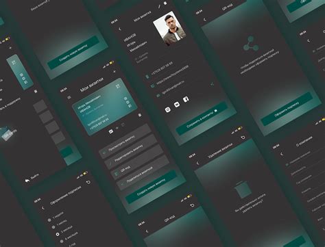 Mobile App Design QR Cards On Behance
