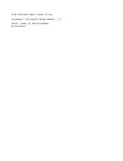 Using Python Functions To Find The Power Of Two For A Target Course Hero