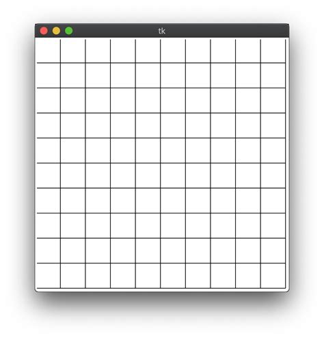Python Tkinter Canvas Not Drawing Top And Left Lines Stack Overflow