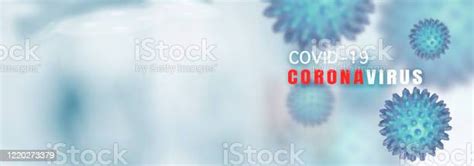 코로나 바이러스의 현미경보기 흐리게 의료 배경에 텍스트와 Merscov와 코로나 바이러스의 바이러스 변형 모델 전염병 의료 건강 위험 개념으로 위험한 독감 균주 케이스