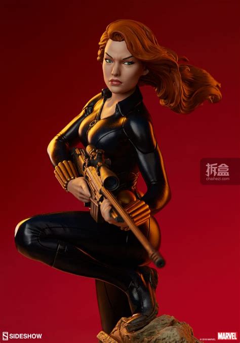 Sideshow 漫威漫画 黑寡妇black Widow 15雕像 拆盒