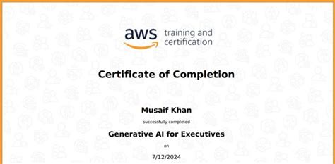 Musaif Khan On Linkedin Im Happy To Share That Ive Obtained A New Certification Generative Ai