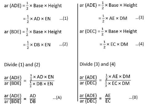 Triangles Class 10 Notes Maths Chapter 6 Free Pdf