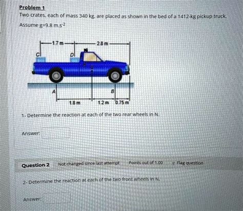 Solved Texts Problem 1 Two Crates Each Of Mass 340 Kg Are Placed As