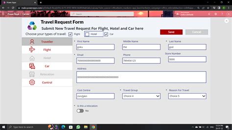 how to save check box value which is outside of th power platform