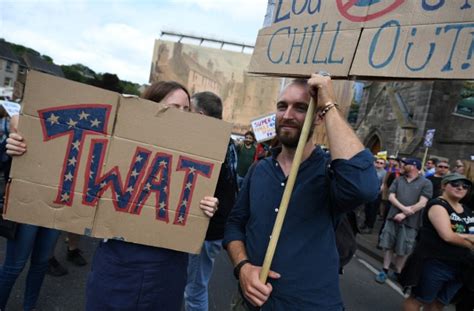 The Best Signs Protesting Donald Trumps Visit To Scotland Metro News
