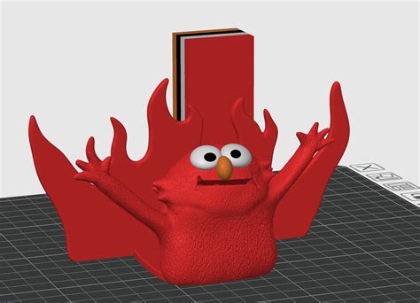 Stl File Elmo Rise Smartphone Tablet Napkin Holder 📱・3d Printer Model To Download・cults
