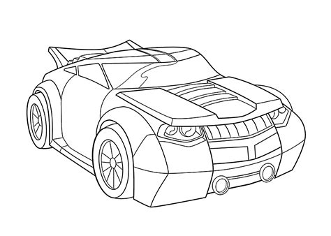 Coloring Bumblebee Transformer Transformers Pages Bee Printable Bumble