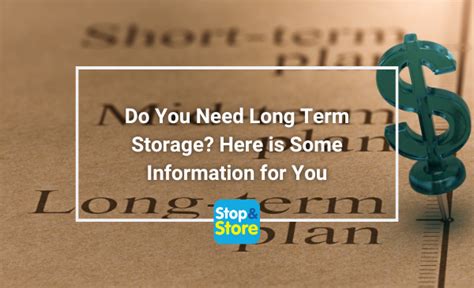 Need Long Term Storage Best Self Storage Unit At Stop And Store Fareham