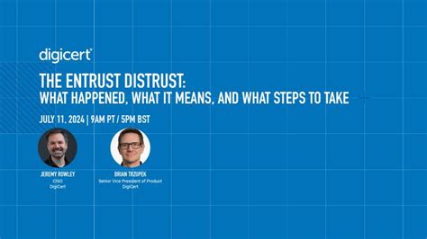 Victor Schooling On Linkedin The Entrust Distrust What Happened What It Means And What