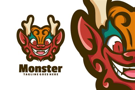 Monster Logo Graphic By Lelevien · Creative Fabrica