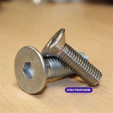 M12 X 150 Skt Csk Screw St St 10pk Spectroform