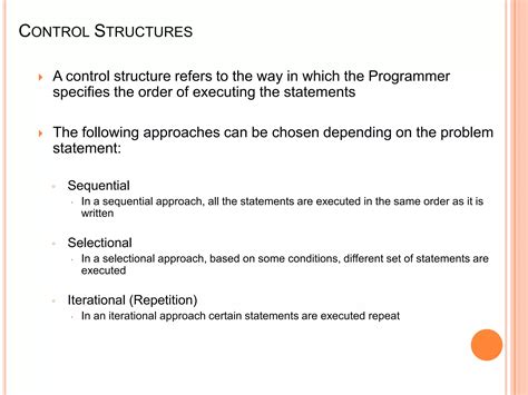 Dti2143 Chap 4 Control Structures Akaselection Ppt