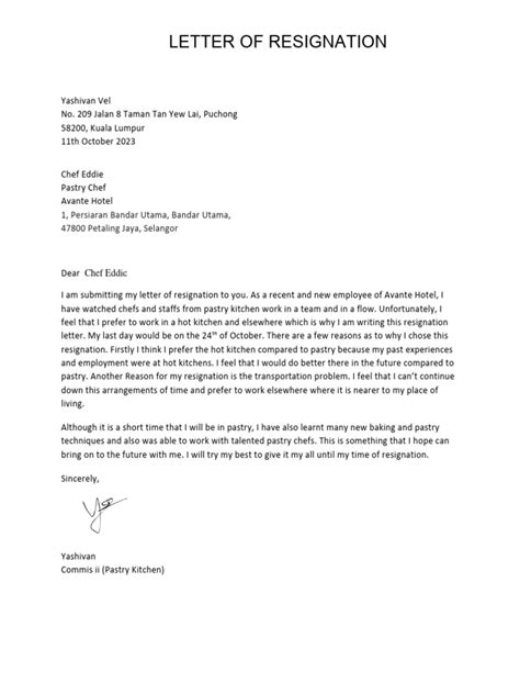 Yashivan Vel Resignation Letter Pdf