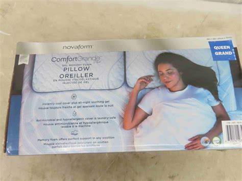 Novaform Queen Size Gel Memory Foam Pillow