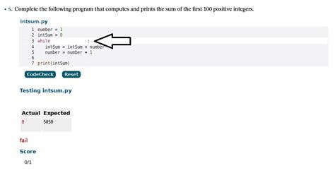 Solved 5 Complete The Following Program That Computes And