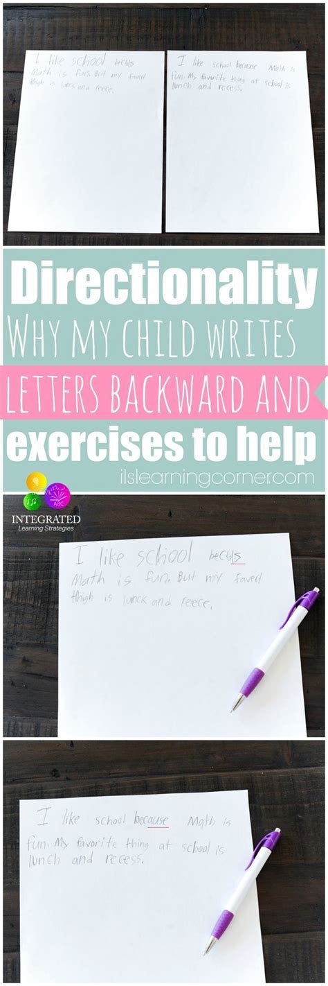 Letter Directionality Why Directionality And Writing Letters Backward