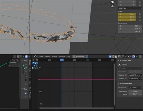 Keyframes From Geometry Nodes Not Appearing In Timeline Or Editor Rblenderhelp