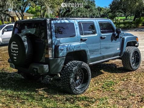 2006 Hummer H3 With 22x12 51 Arkon Off Road Alexander And 33 12 5r22
