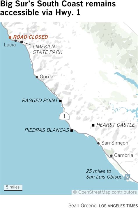 A Road Trip To Big Surs South Coast — Without Crowds Los Angeles Times