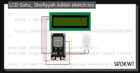 Lcd Suhu Shofiyyah Adilah O Wokwi Esp32 Stm32 Arduino
