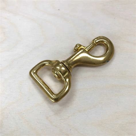 Brass Swivel And Trigger Hooks British Leather Supplies
