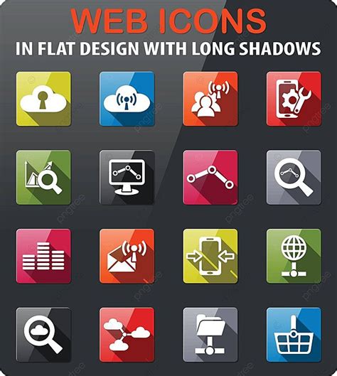 Data Analytic And Social Network Icon Set Connect Mobile Web