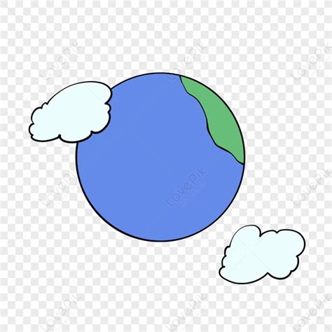 만화 일러스트 블루 행성 여행 수채화 클립 아트장식관광 여행 Png 일러스트 무료 다운로드 Lovepik