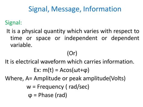 Basic Of Analog Communication Systempptx