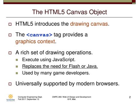 Cmpe 280 Web Ui Design And Development September 12 Class Meeting Ppt