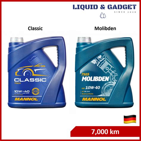 MANNOL Classic 10W40 (4L) / Molibden 10W40 (4L) | Shopee Malaysia