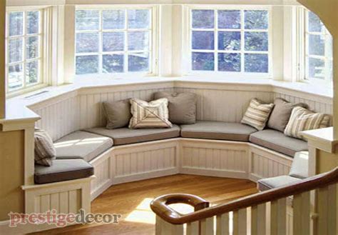 Bay Window Seat Cushions Prestige Decor Window Treatments And Upholstery
