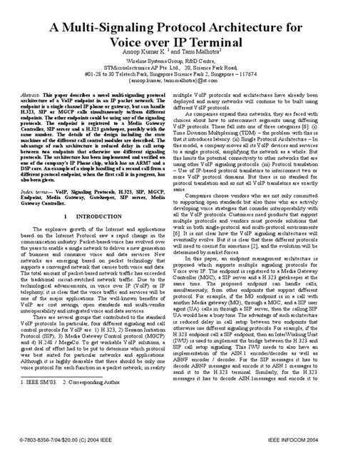 Voip Signalling H323 Sip State Diagramm Pdf Session Initiation Protocol Voice Over Ip