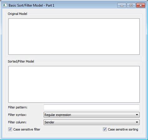 Py In My Eye Qt 4 8 Basic Sort Filter Model Example Part 1