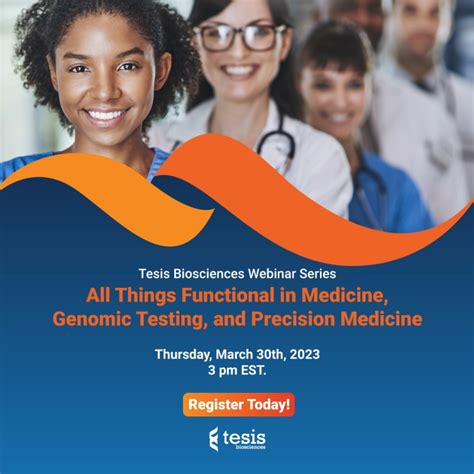 Douglas Sylvester On Linkedin Tesis Biosciences Webinar All Things Functional In Medicine