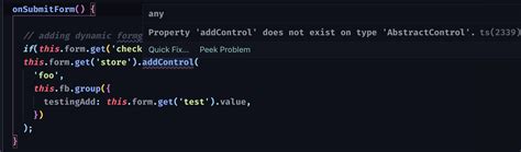 Angular Best Practice Of Adding A New Property To A Formgroup Stack Overflow
