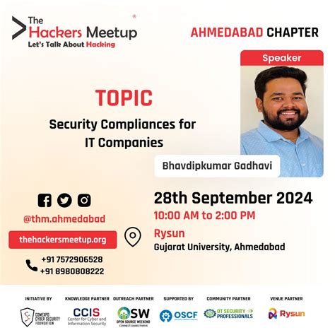 Hackersmeetup Cybersecurity Itcompliance Techtalk The Hackers Meetup