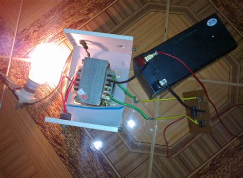 Tested Simple DC To AC Inverter Circuit V To V