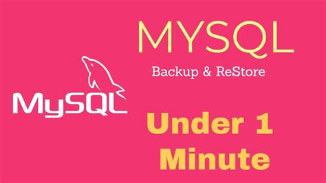 Mysql Database Backup Using Command Prompt On Windows 78 And 10 Youtube