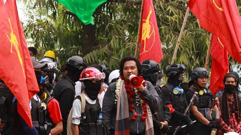 မုံရွာသပိတ်ခေါင်းဆောင် ကိုဝေမိုးနိုင်ကို နိုင်ငံတော်သစ္စာဖောက် ပုန်ကန်မ