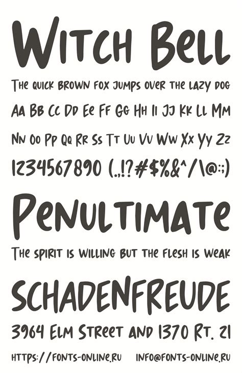 Witch Bell Font